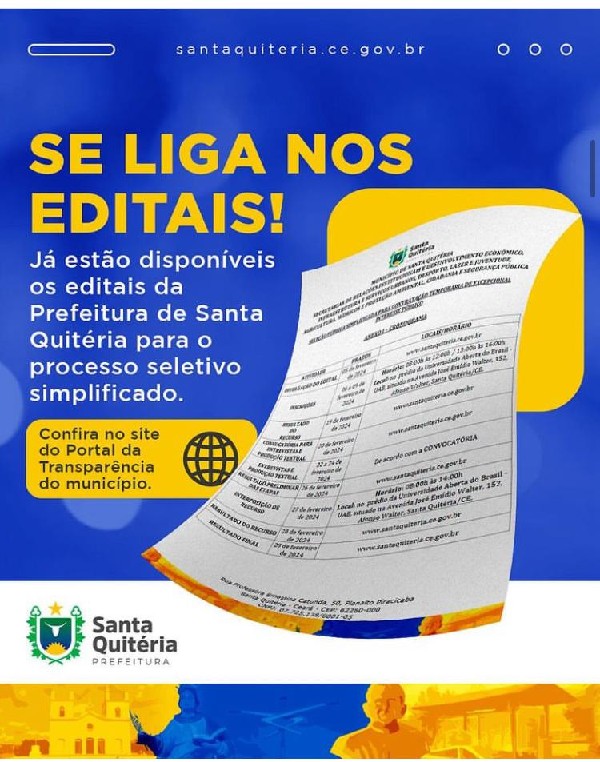 A Prefeitura Abre Inscrições Para Processo Seletivo Com Cerca De Mil